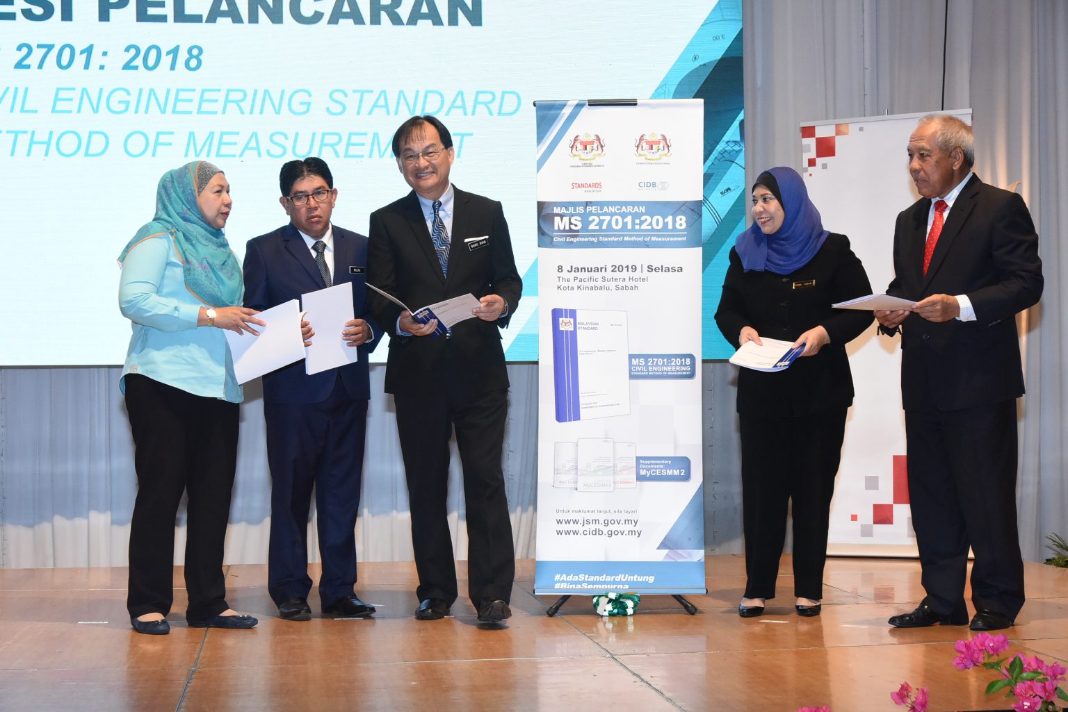 Majlis Pelancaran MS 2701:2018 Civil Engineering Standard Method of ...