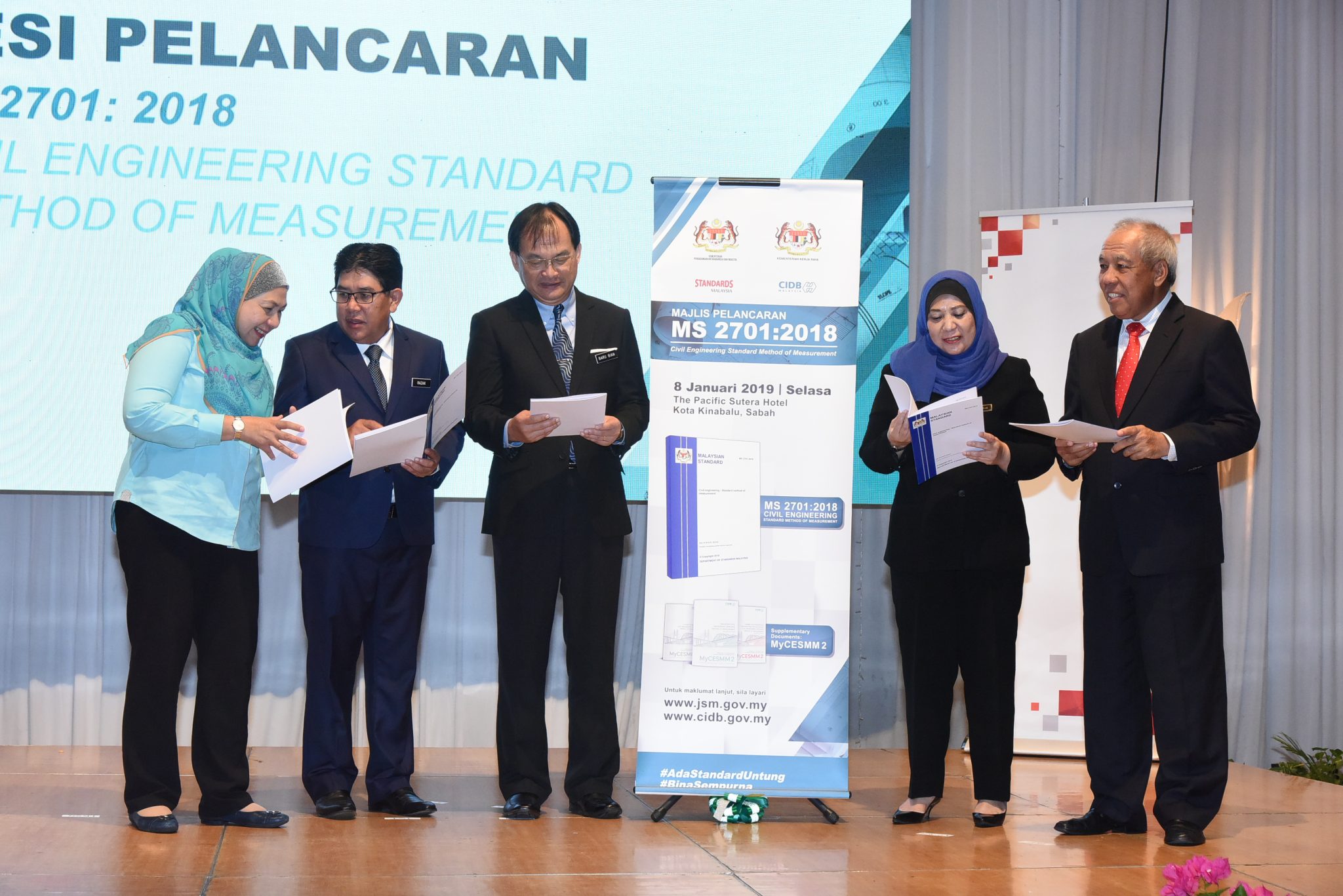 Majlis Pelancaran MS 2701:2018 Civil Engineering Standard Method of ...