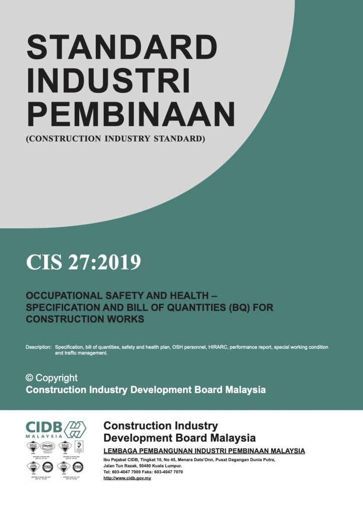 Construction Industry Standard CIS - CIDB HQ