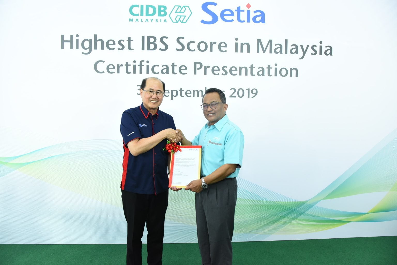Certificate Presentation Highest IBS Score In Malaysia - 3 Sep 2019 ...