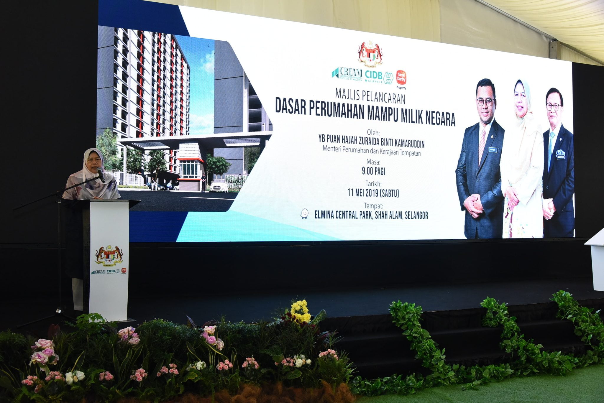 Majlis Pelancaran Dasar Perumahan Mampu Milik Negara - 11 Mei 2019 ...