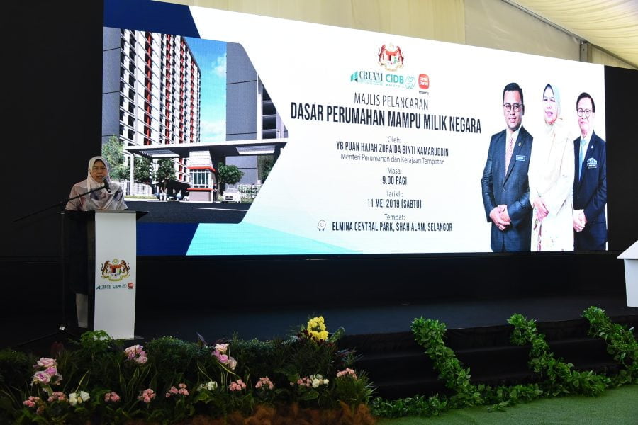Majlis Pelancaran Dasar Perumahan Mampu Milik Negara - 11 Mei 2019 ...