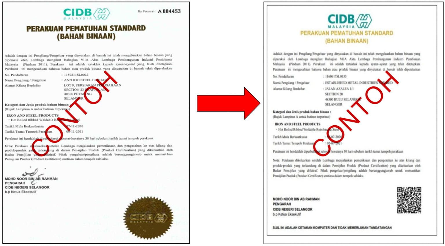Pemakluman Mengenai Pelaksanaan Proses Cetakan Sijil Perakuan Pematuhan Standard (PPS) Untuk ...