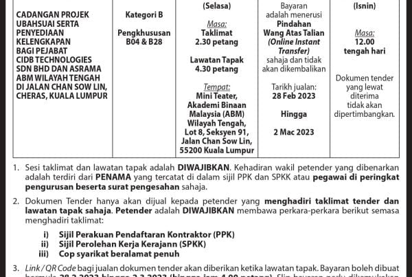 Program Prihatin Personal Binaan CIDB - CIDB HQ