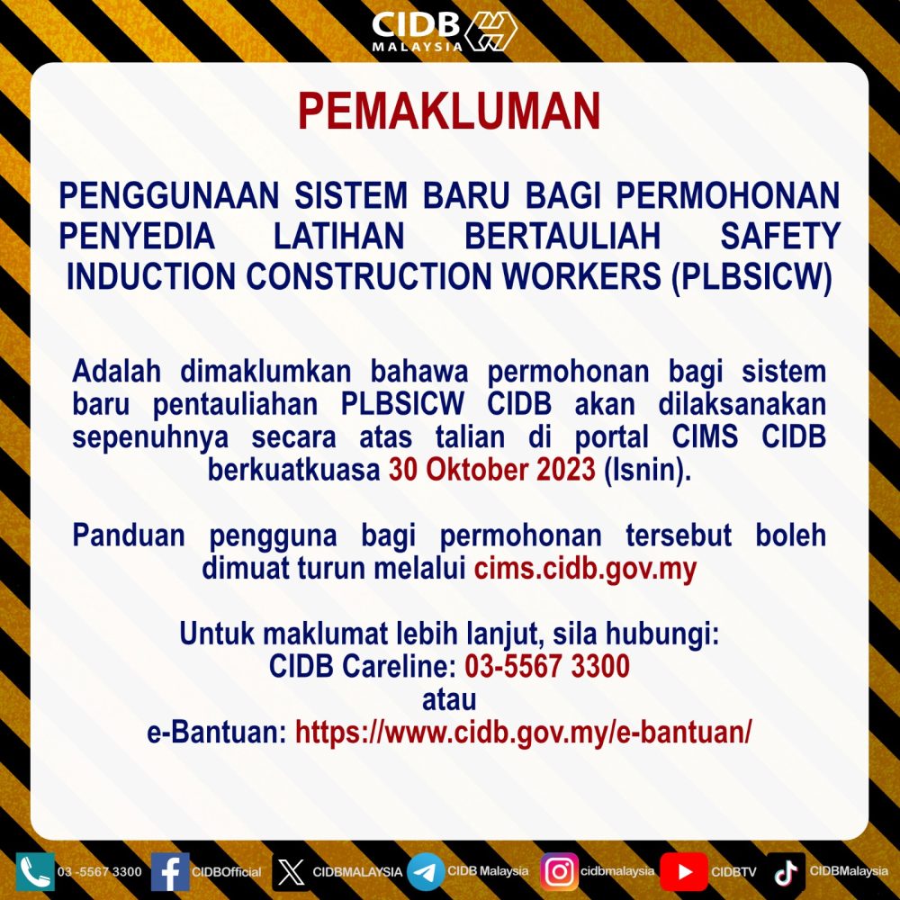 CIDB Malaysia | Lembaga Pembangunan Industri Pembinaan