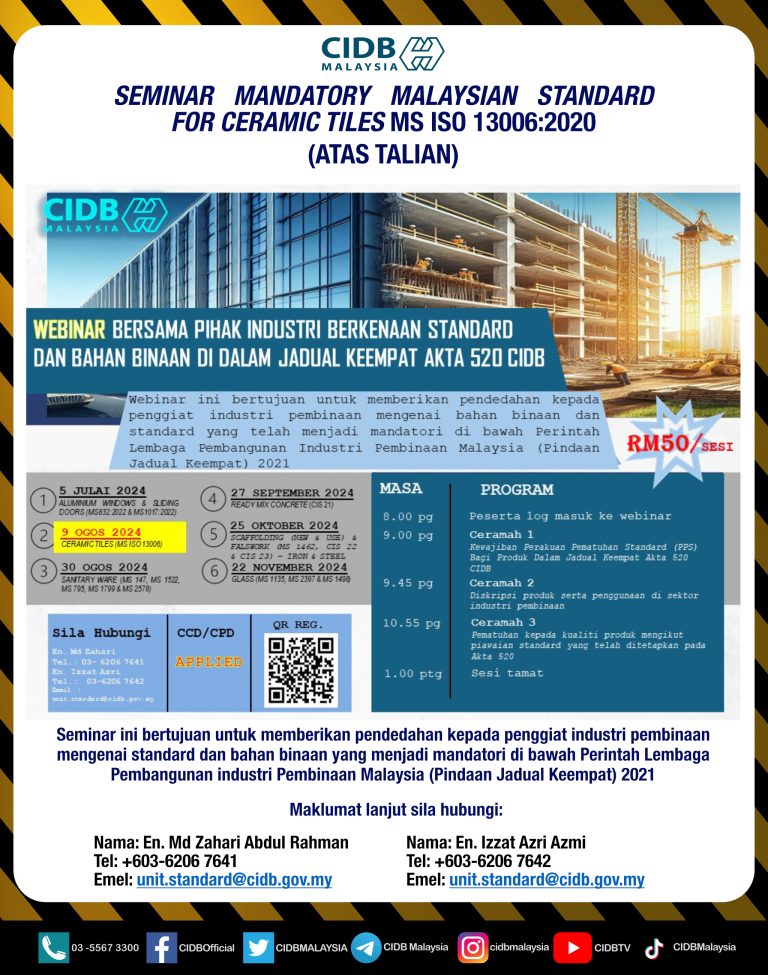 CIDB Malaysia | Lembaga Pembangunan Industri Pembinaan