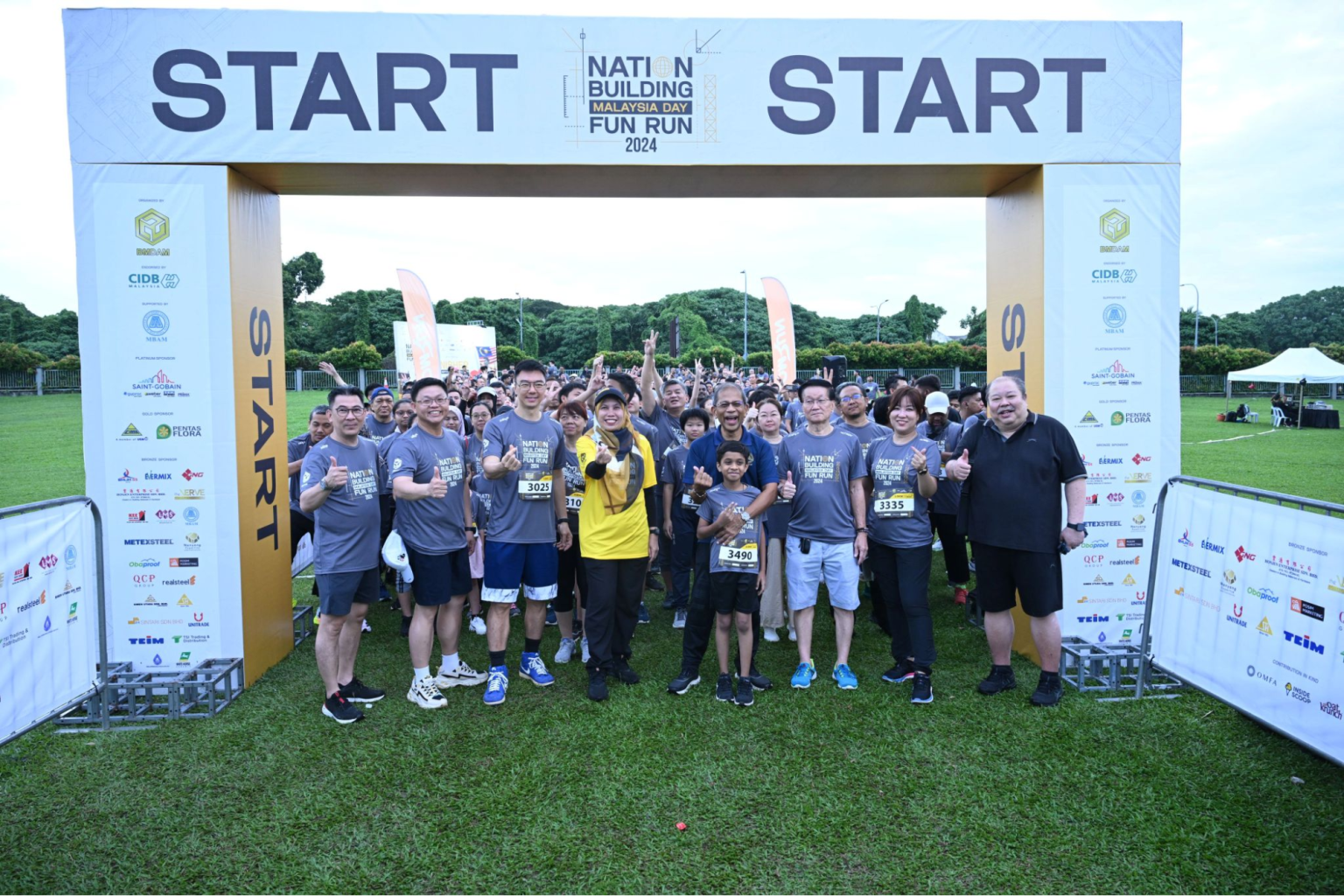 Nation Building Malaysia Day Fun Run 2024 | CIDB HQ
