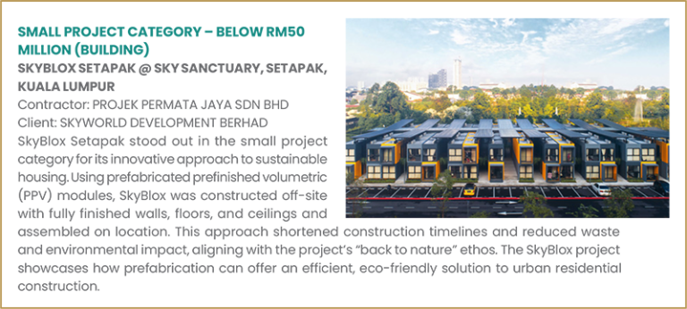 Building: The Best Project Awards 2024 | CIDB HQ